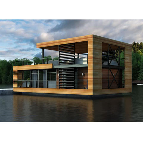 Luxury Floating Hotel Water Building Prefab House Houseboat Floating ...
