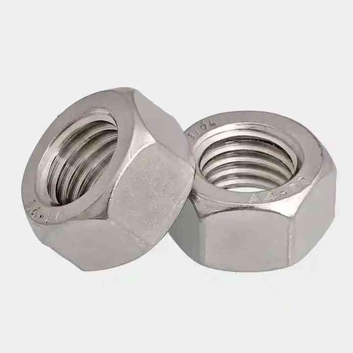 M20 M24 M30 M33 M36 Galvanized Hexagon Thin Nuts for Mining ...