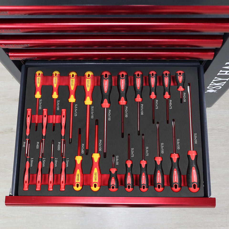 2025 Tool Sets Box Roller Tool Cabinet/ Cart/ Trolley/ Chest With ...