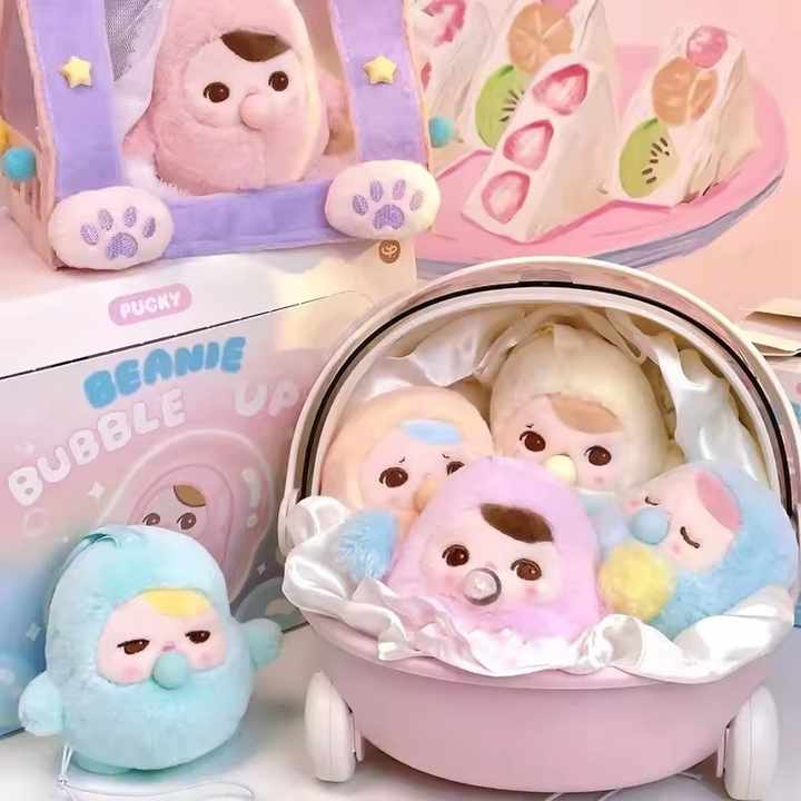 New Genuine Pucky Beanie Bubble up Series Plush Blind Box Bag Pendant ...