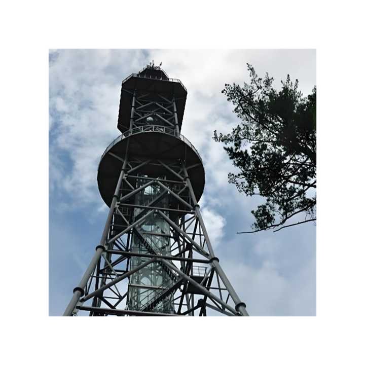 Galvanized Iron Prefabricated Steel Tourist Observation Tower ...