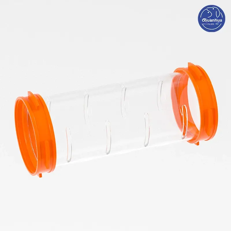 Plastic Hamster Tunnel Straight Through Pipe DIY Cage Accessories ...