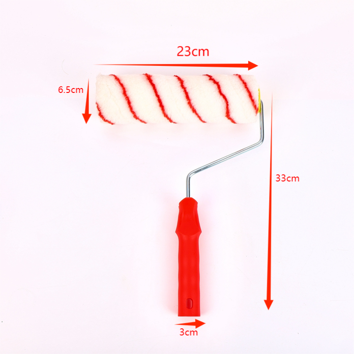 Factory Price Roller Painting Red Pattern 9 Inch Decorative Paint ...