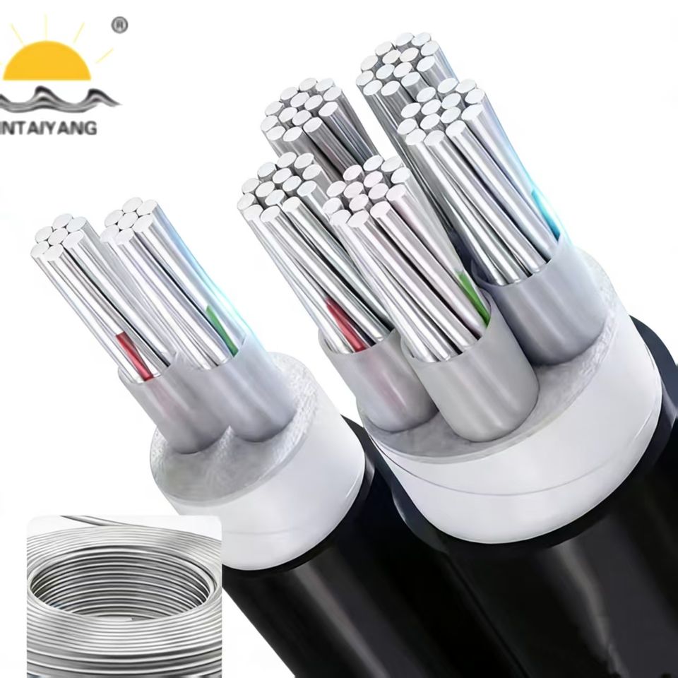 YJLV Aluminum Core Power Cable 5 Conductor 10 Square Millimeter PVC ...
