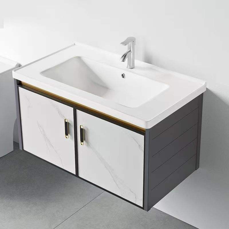 Wayon Water Resistant Ceramic Wash Basin Bath Mirror Washstand ...