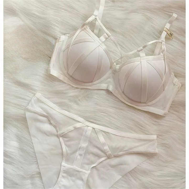 Sexy Lace Edge Small Bra Push-up Bra Top Comfortable Bra Lingerie Set ...