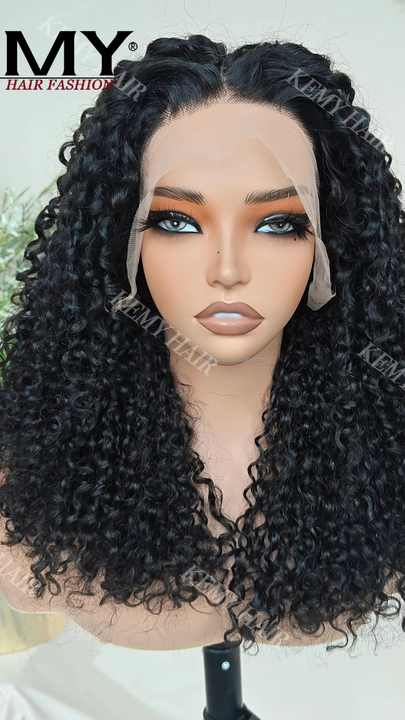 KEMY HAIR Roma Curl Human Hair Wigs - Natural & Customizable