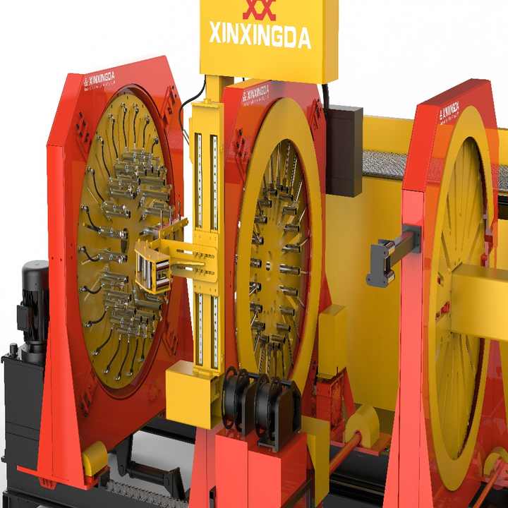 Rebar Cage Roll Welding Machine, Fully Automatic Rebar Winding and Roll ...