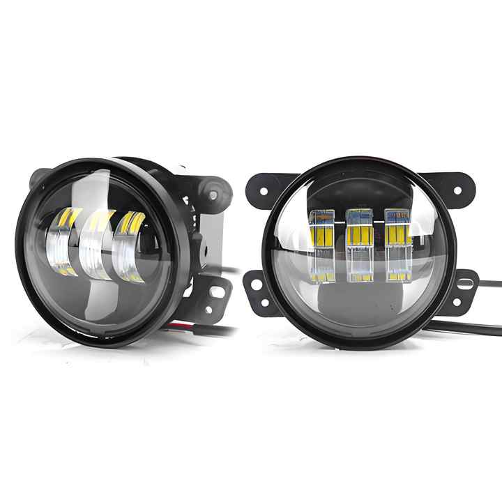 DOS4 Inch Round Led Fog Light Drl Led Daytime Running Light White and ...