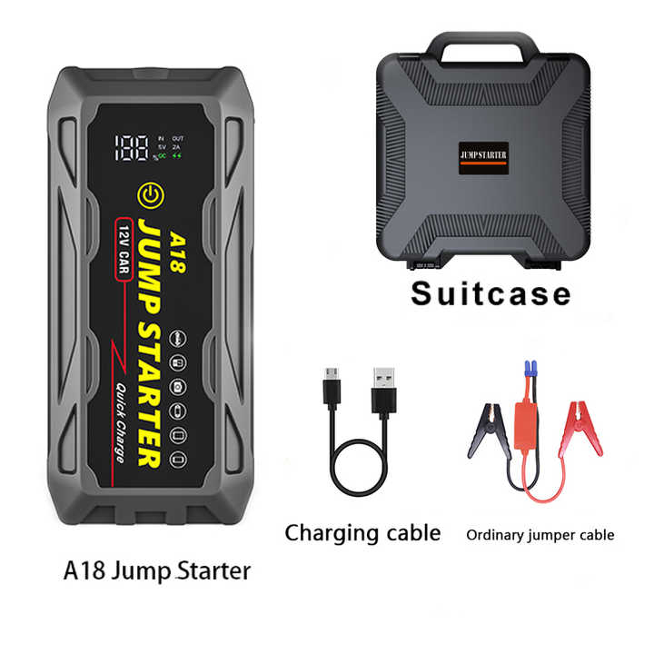Multi-function Car Jump Starter - 37000mwh Power Bank