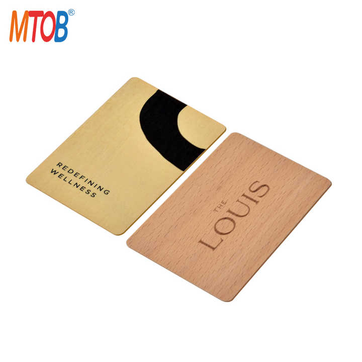 Free Sample Wooden Hotel Key Cards with Contactless RFID