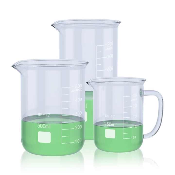 500ml Lab Glass Beakers Heat Safe Glassware for Experiments| Alibaba.com