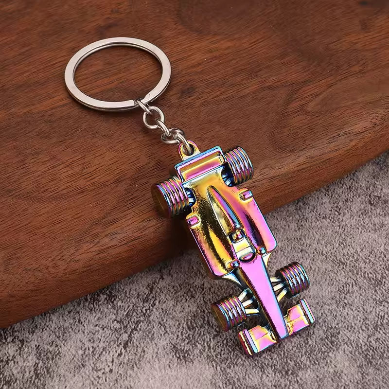 Branded Luxury 3D F1 Race Car Keychain Custom Logo Holder Alloy Metal ...