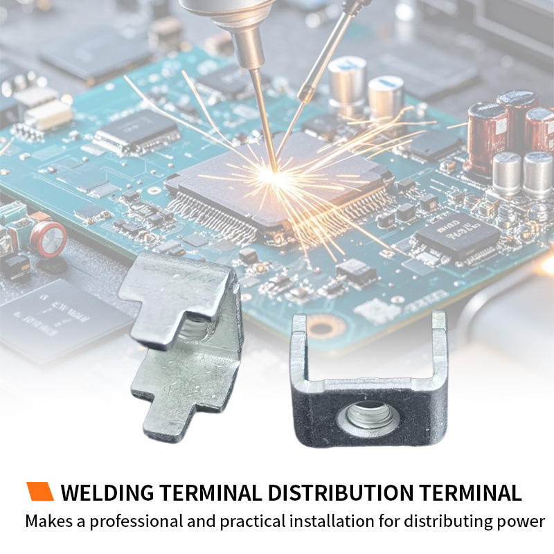 TLS3214 40A Welding Terminal Controller Board Tapping Seat Screw Type M4 Brass Terminals Solder ...