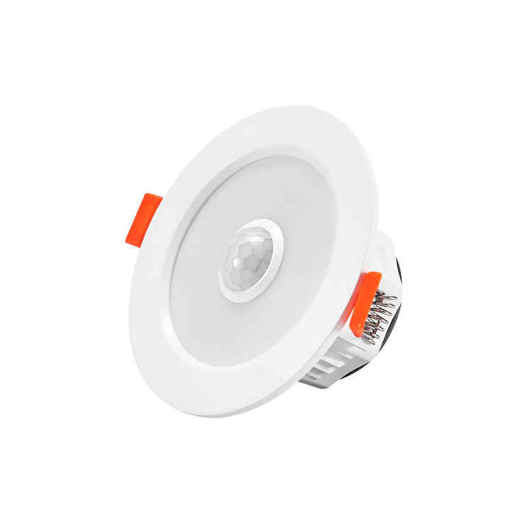 PIR Motion Sensor LED Downlight 5W 7W 9W Round Recessed Mount Infrared ...