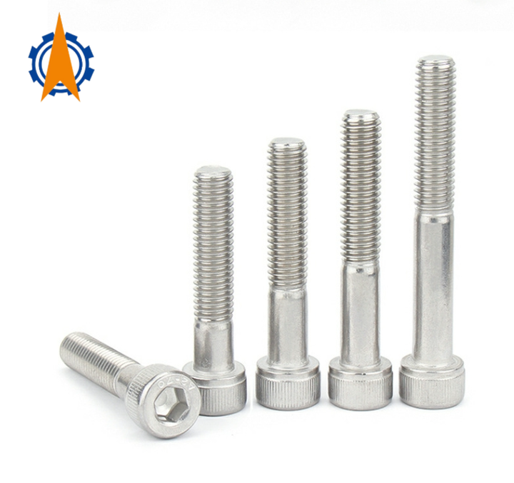 SS304 SS316 Hex Socket Screw Stainless Steel DIN 912 Knurled ...