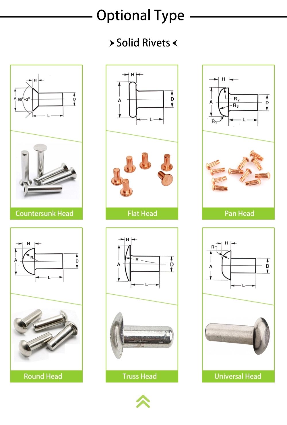Custom cheap steel rivets manufacturer, miniature semi-tubular metal ...