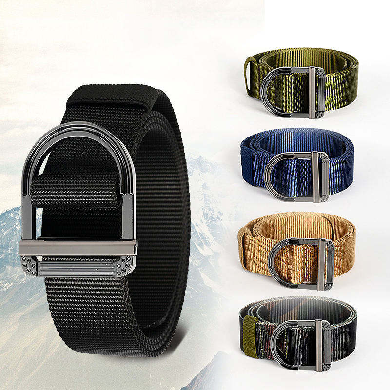Tactical Outdoor Nylon Duty Belt With Alloy Buckle Fabric Belts for ...