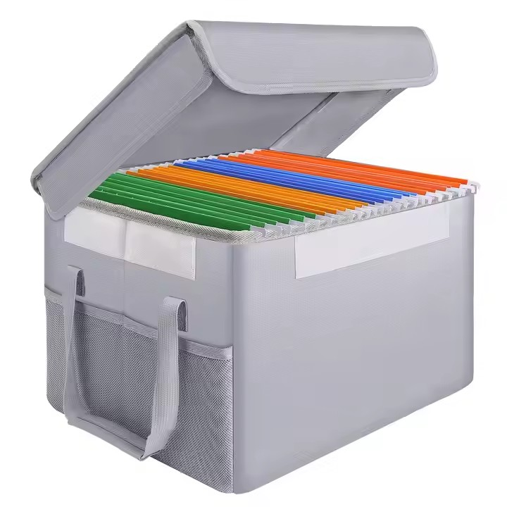 Factory Price Silver Large Capacity Handle Fireproof and Waterproof ...