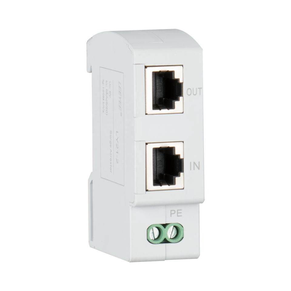 100M RJ45 Network Din Rail Surge Protective Device by Leeyee