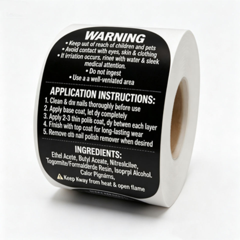 Custom Waterproof Paper Adhesive Labels, Printed Craft Stickers ...