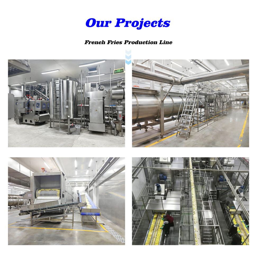 Sensitar ASME Certified Automatic French Fries Processing Line 3500KG/H ...
