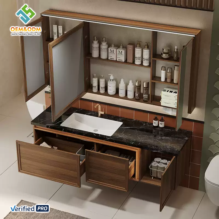 OEM Modern 2025 Bathroom Furniture Set Full with Table Desk Cabinet ...