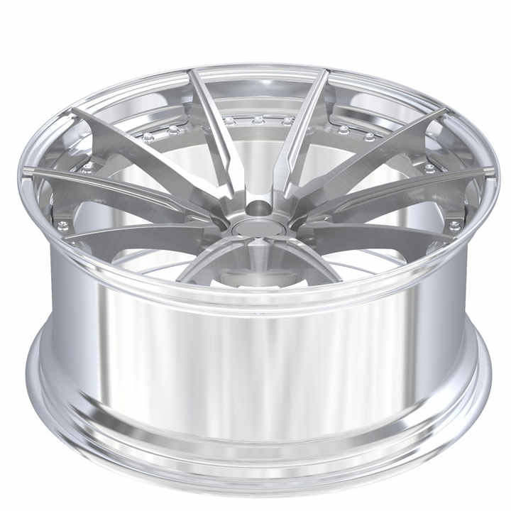 Custom Chrome 2-Piece Forged Aluminum Alloy Wheels