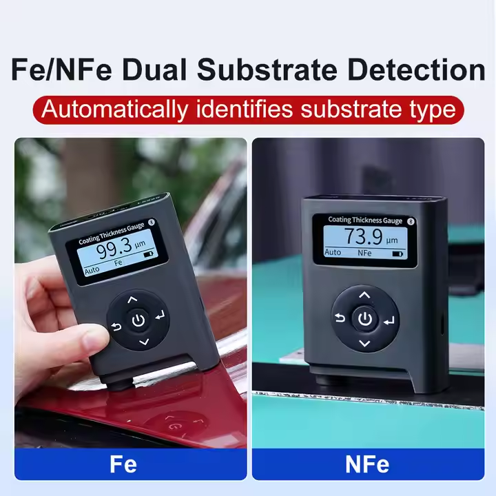 LS226 Digital Coating Thickness Gauge Anodized Layer Plastic Tester for ...