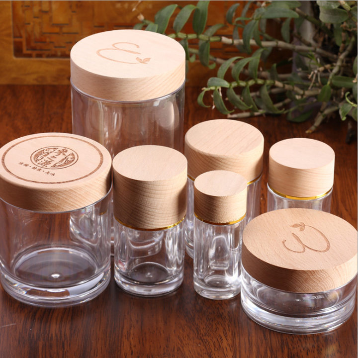 Mini 100cc plastic clear jar health care medicine pill vitamin capsule ...