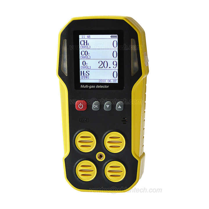 IRCD4 Portable Biogas Analyzer - CH4, H2S, CO2, O2