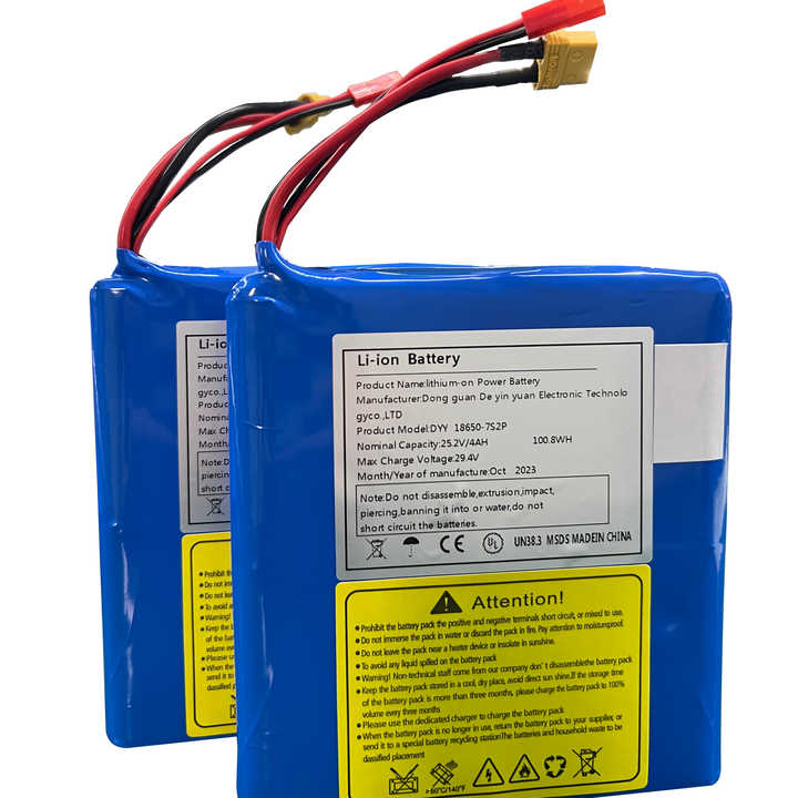 High Rate Discharge E-Bike Battery LiCoO2 25.2V 4Ah 1500 Cycles Model ...