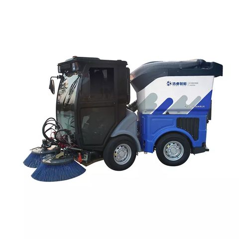 Road Cleaning Machine Multi-Function Street Road Avenue Cleaning Machine Truck 4 Wheel Sweeper ...