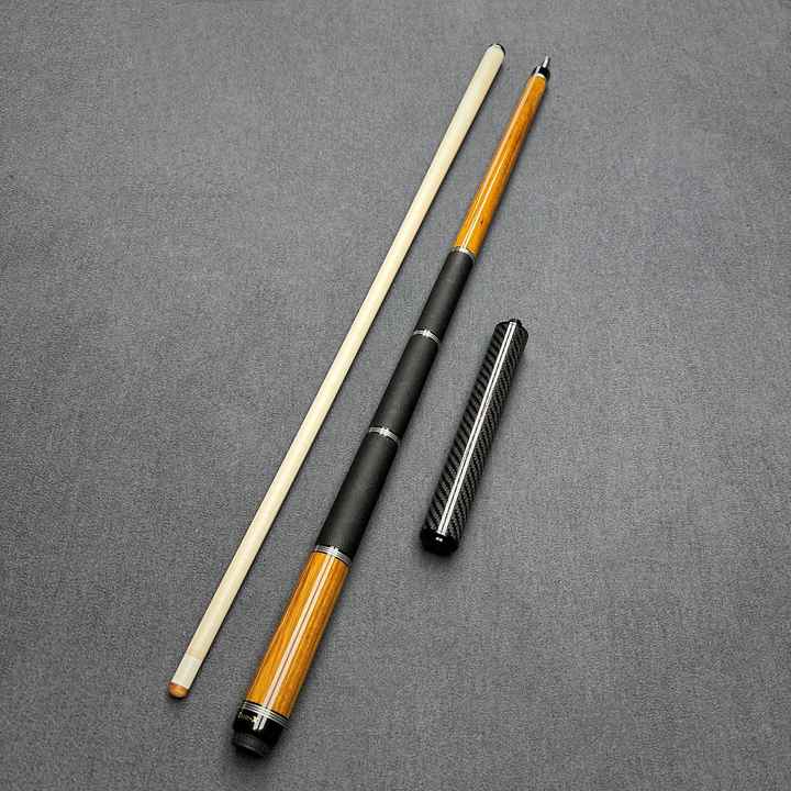 High Quality Handmade CUE-X HQ2 Pool Cue Set Golden Sandalwood 2-Piece ...