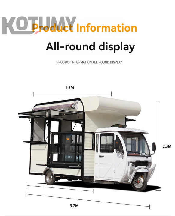 Hamburger Cart Truck Tricycle Food Truck Trolley Cart Street Kiosk ...