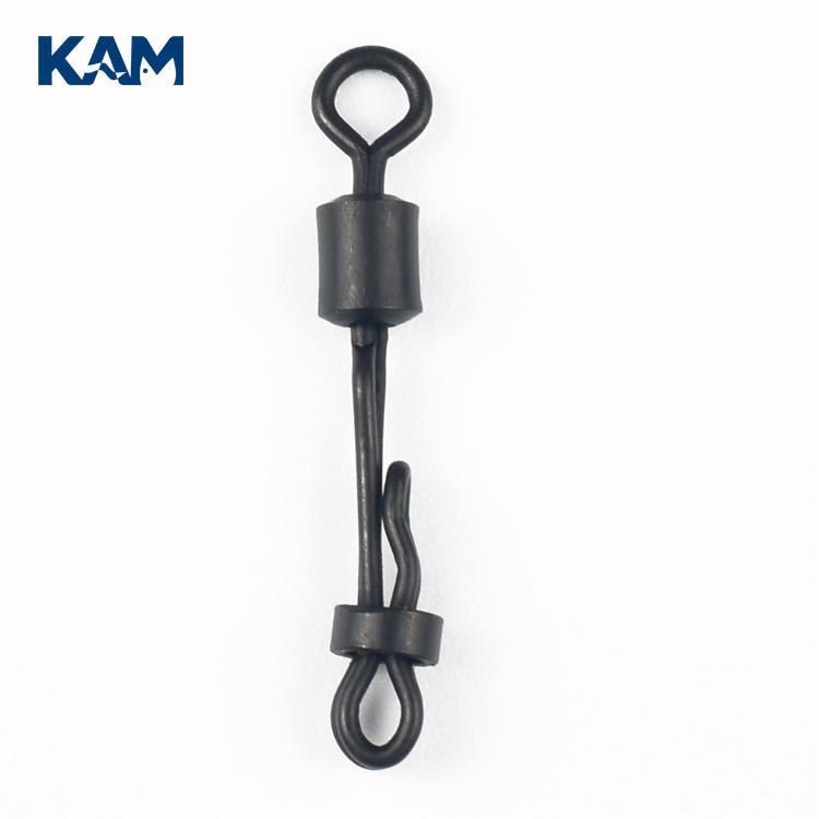Kam Carp Fishing Side-line Rolling Swivel Quick Lock Swivel Change ...