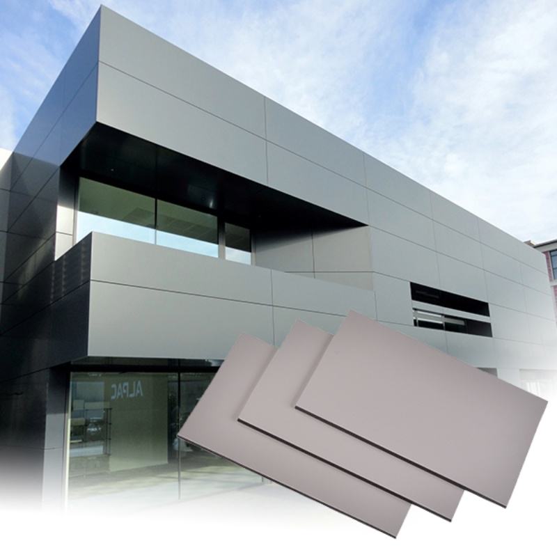 ACP 4mm 5mm 6mm Exterior Wall Panels Dibond Construction Materials ...