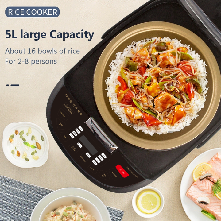 5L Smart Multi-Function Rice Cooker - Perfect for Home & Hotel