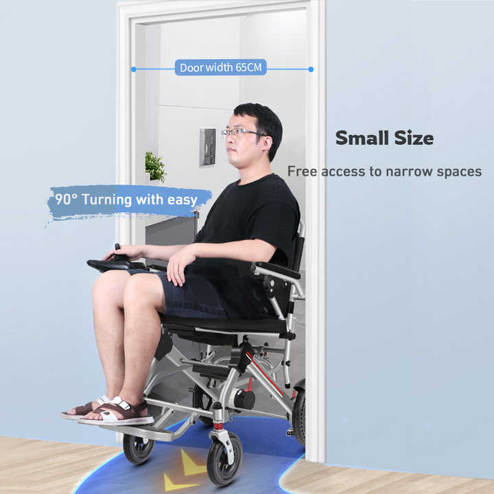 Powerful 300W Brushless Motorized Power Wheel Chair Elder Disable Easy ...