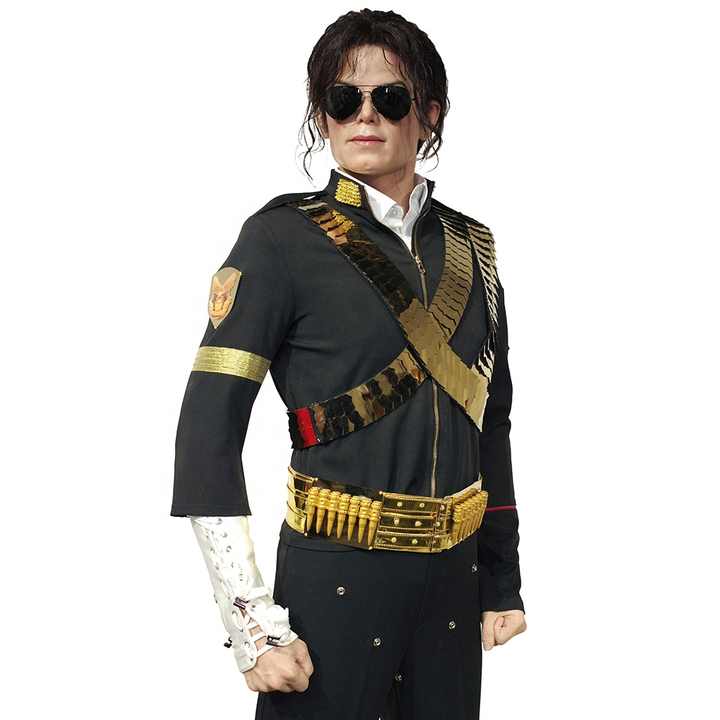 Lifelike Michael Jackson Life-size Resin Wax Sculpture - Customized OEM