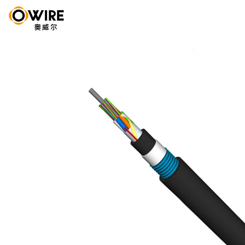 GYTY53 Fiber Optic Cable, Outdoor Armoured Direct Burial Cable, Single ...