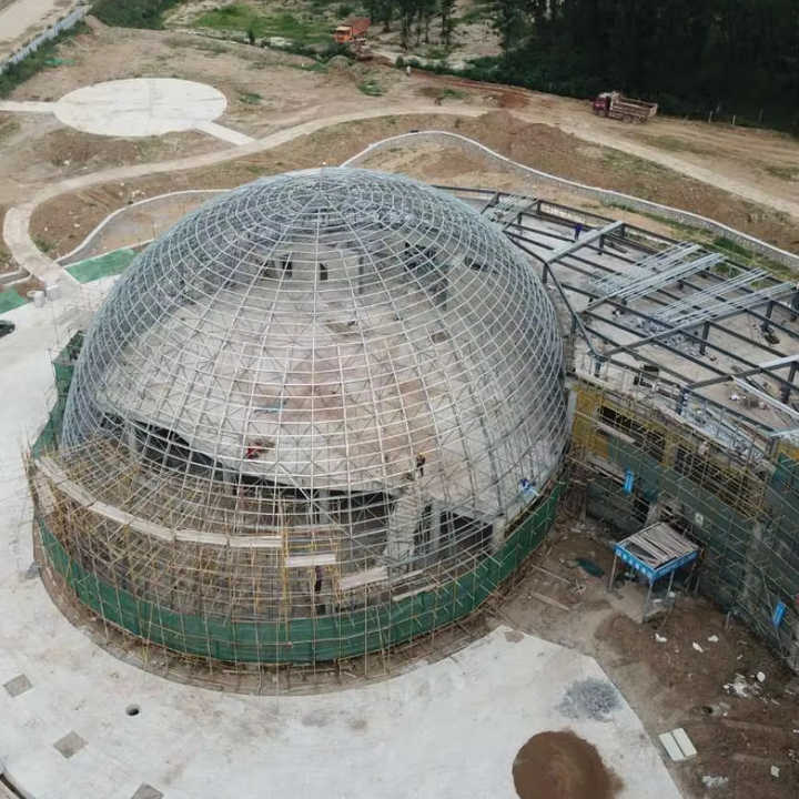 Customized Modern School Half Dome Building - Steel Frame