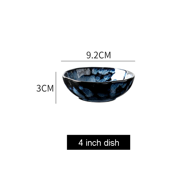 Wholesale Luxury Kiln Transformation Blue Porcelain Sets