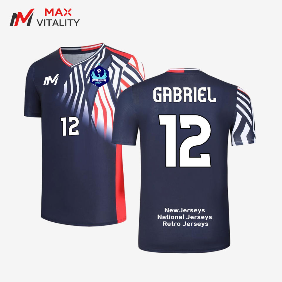 Custom Retro Soccer Jersey Men Loose 100%Polyester Breathable Short ...