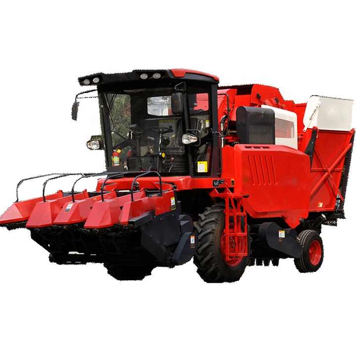 Corn Combine Harvester Chinese Original Manufacturer 4 Rows Corn ...