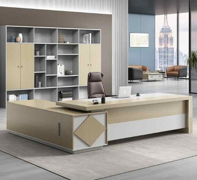 L Shaped Desk Schreibtisch Computer Table Executive Office Desk ...