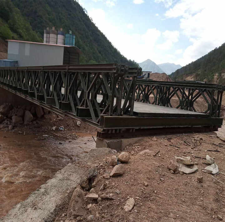 Galvanized Steel Structure Frame - Bailey Bridge Portable Steel Bridge