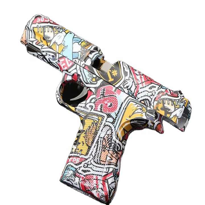 Graffiti Pistol Shell Ejection Plastic Water Bullet Guns Outdoor ...