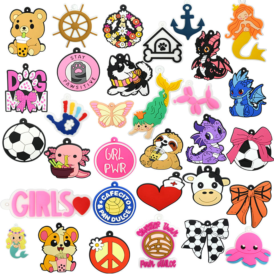 Black Friday Hot Selling Custom Shoes Charms Brand logo Bulk Pendant ...
