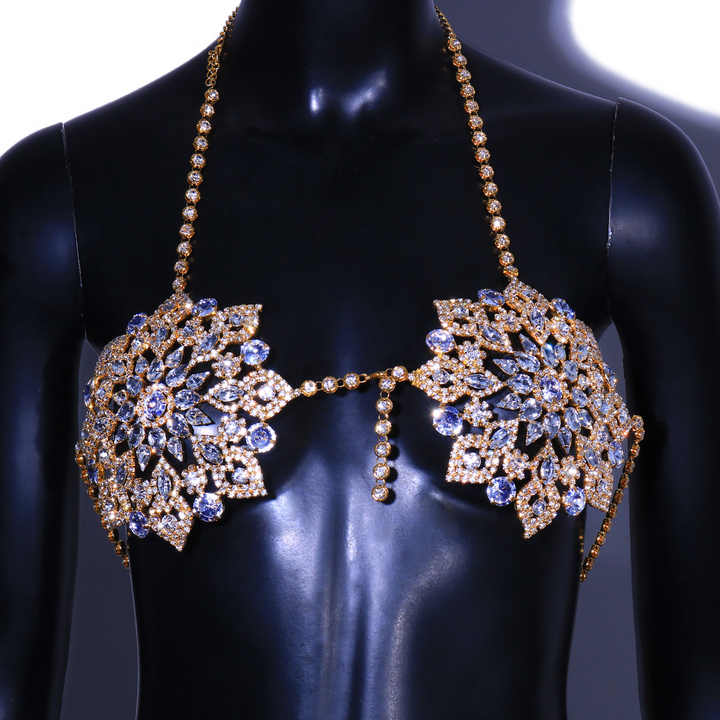 Brave Light Sexy Bras Big Diamonds Shiny Rhinestones Luxury Women's ...